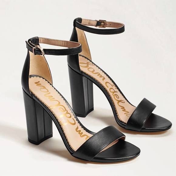 Sam Edelman | Shoes | New Sam Edelman Yaro Block Heel Sandal In Black ...